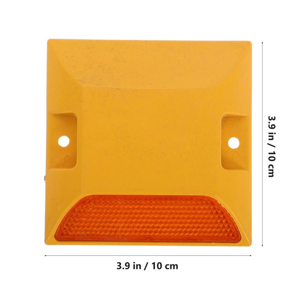 2 Pcs Driveway Reflectors Signs Road Studs Markers Reflective Bump for ...