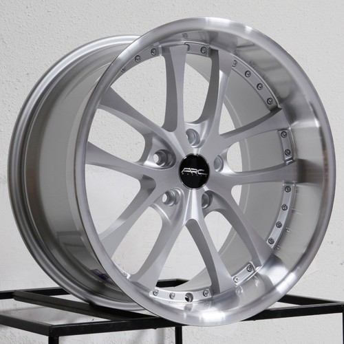 4-New 18" ARC AR5 Wheels 18x8.5/18x9.5 5x108 35/30 Silver Machined ...