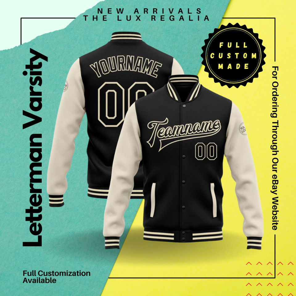 Unisex Baseball Custom Made Fully High Quality Letterman Varsity ...