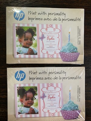 HP Print With Personality 2 Packs (10 7”x5” Photo, 10 Envelopes Each ...