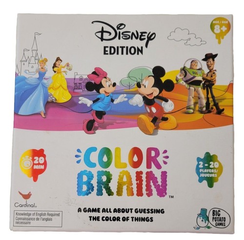 Cardinal Disney Edition Color Brain Board Game Complete | eBay