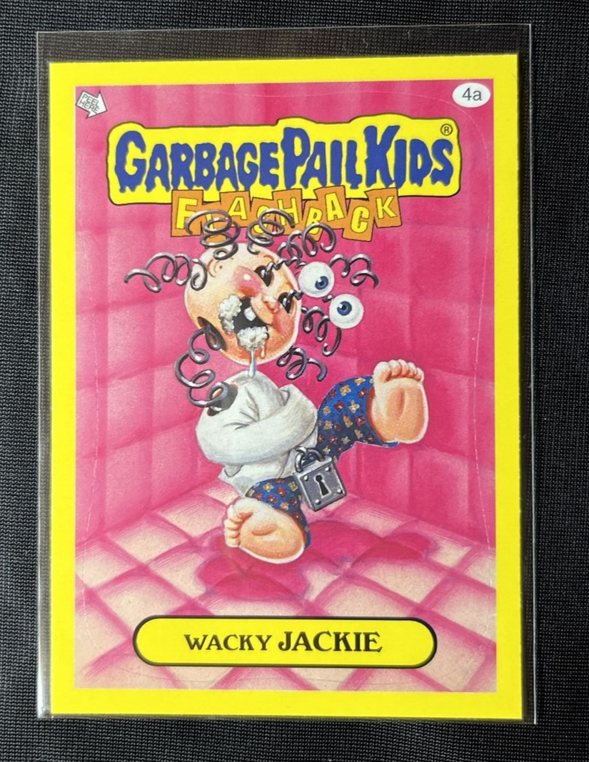 2011 Garbage Pail Kids Flashback 4a Wacky JACKIE Yellow Border GPK | eBay