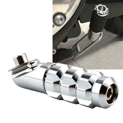 Jiffy Stand Kickstand Extension Chrome For Harley Dyna Wide Glide ...
