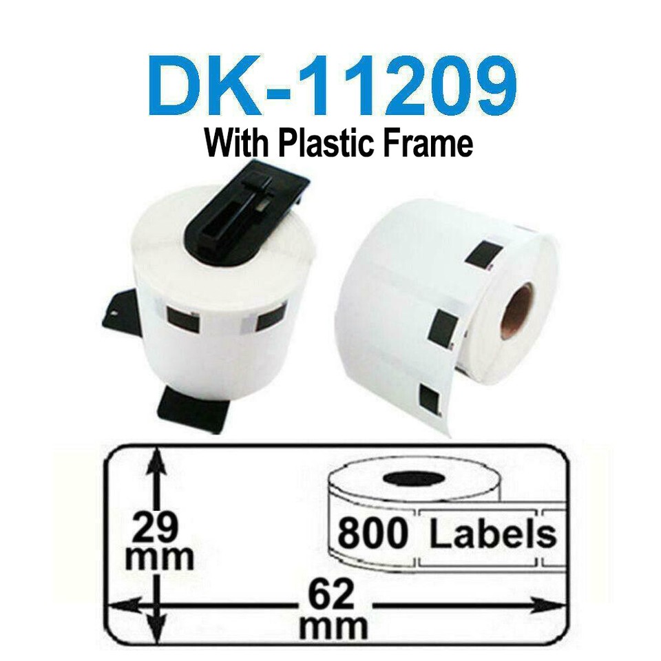 Thermal Label DK11201 DK11202 DK11208 11209 11241 DK22205 for Brother ...