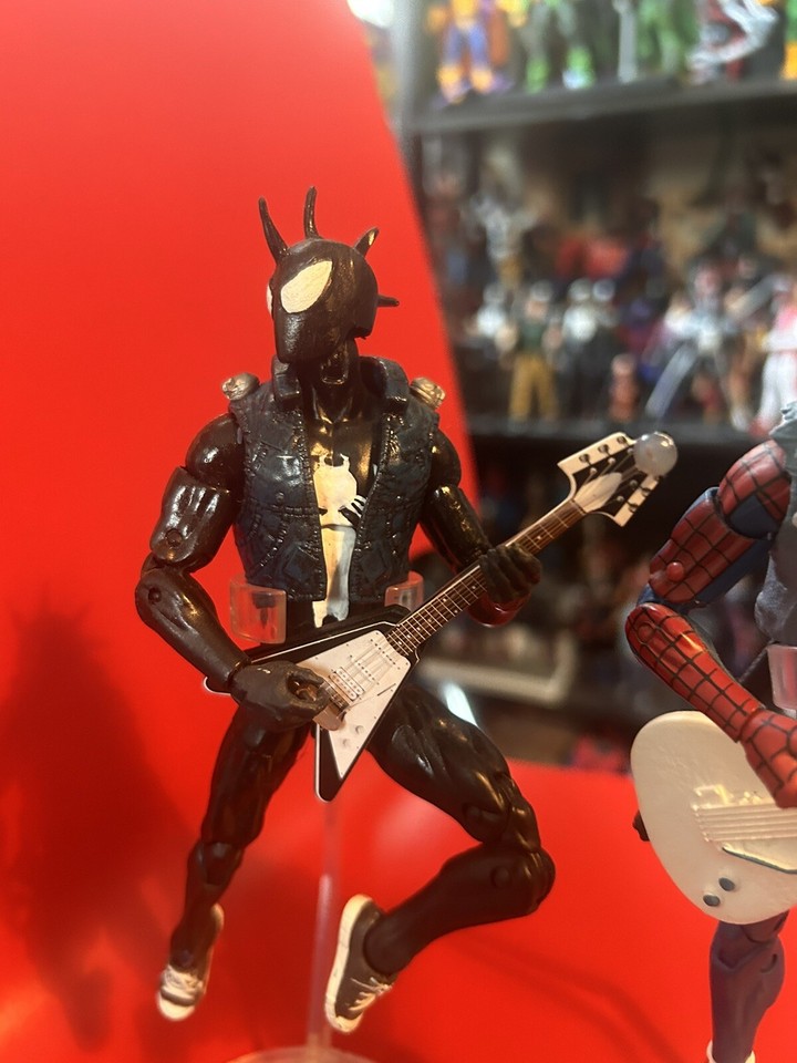 Marvel Legends Spider-Man Spider-Punk & Custom Venomized Spider-Punk | eBay