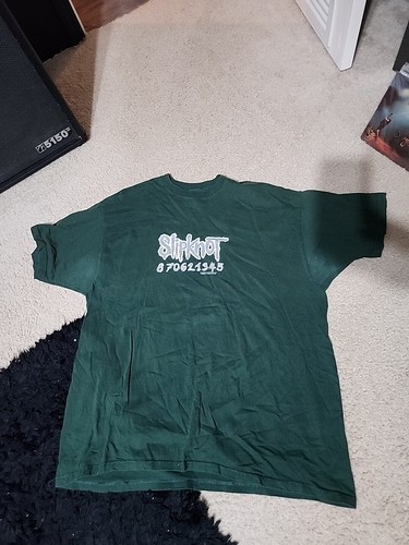 Slipknot Green 870621345 1999 Vintage Blue Grape Shirt EX RARE! OG | eBay