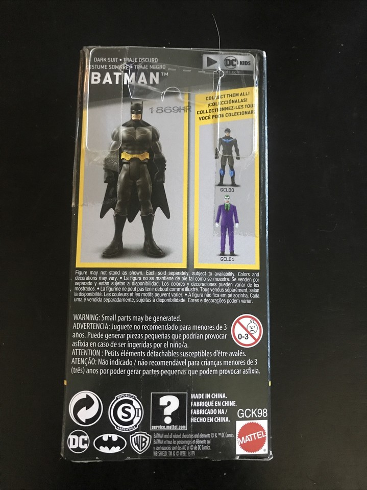 New Mattel DC BATMAN 6" Inch Batman Missions Action Figure / Dark Suit ...