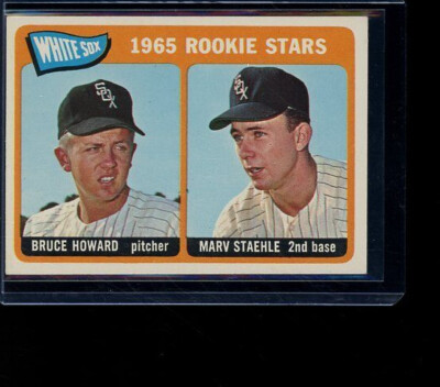 1965 Topps / #41 Bruce Howard, Marv Staehle / White Sox Rookie Stars ...