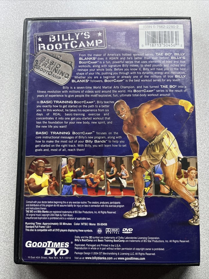 Billy Blanks - Basic Training Bootcamp (DVD, 2005)(147) 18713504562| eBay