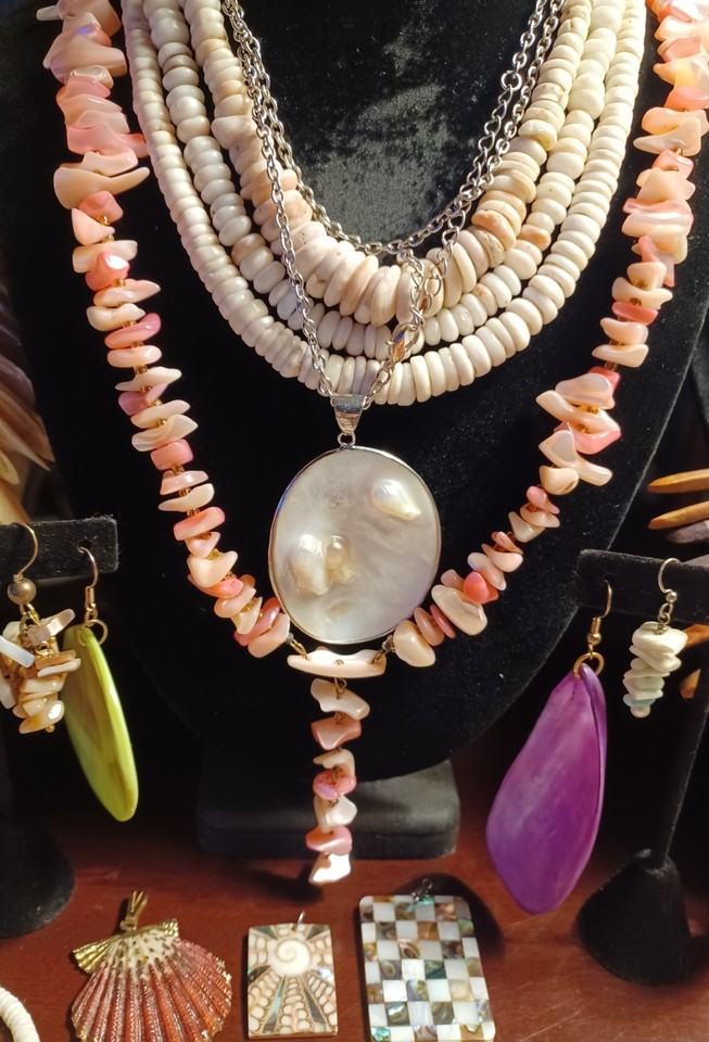 Vintage Seashell And Puka Shell Jewelry Lot | eBay