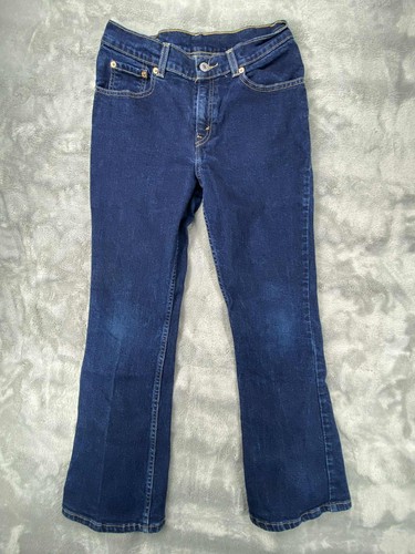 Levis 517 Jeans Juniors 12 1/2 Blue Denim Flare Plus Pockets Logo ...