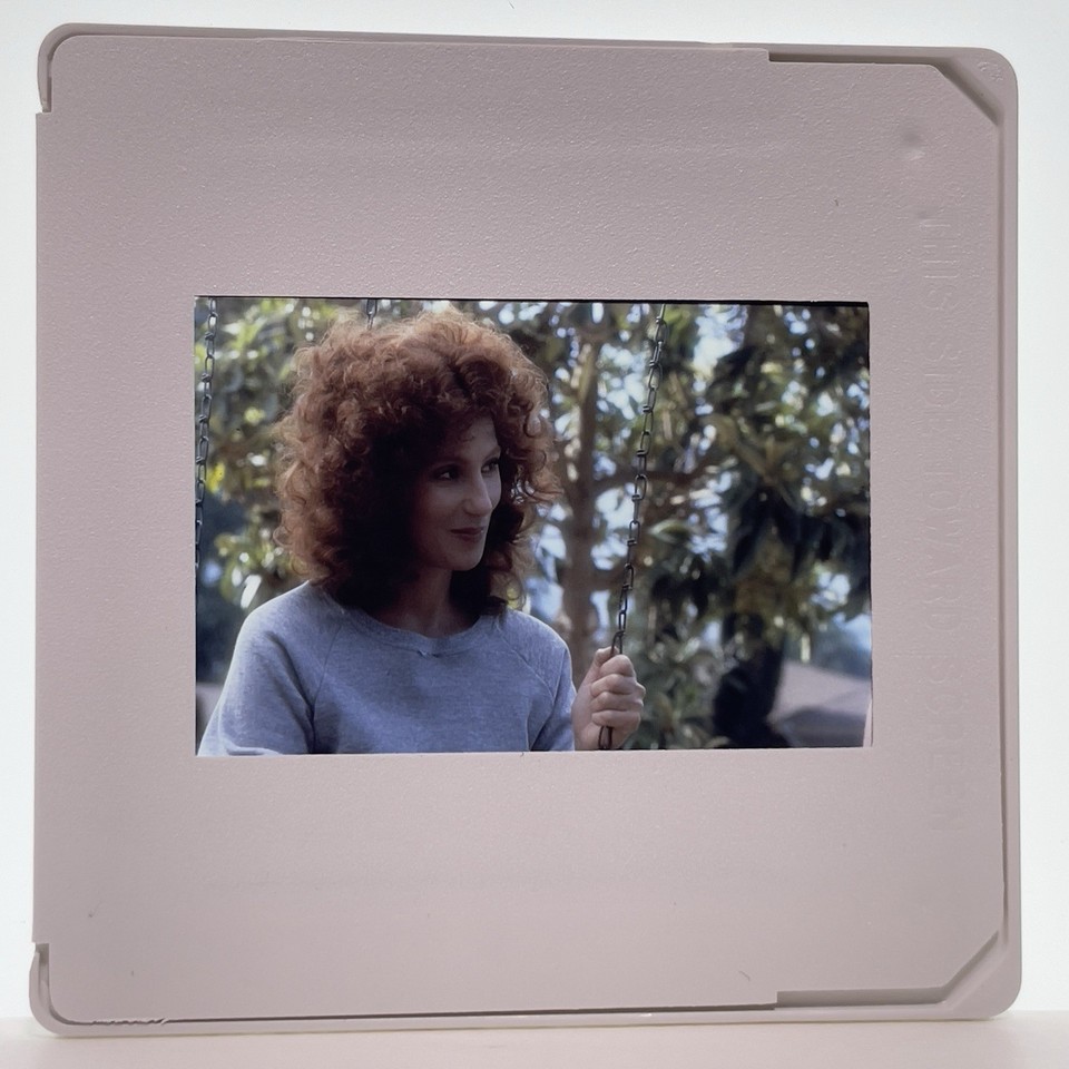 35mm Slide Actress Cher in Mask 80s Movie Vintage Publicity Promotion ...