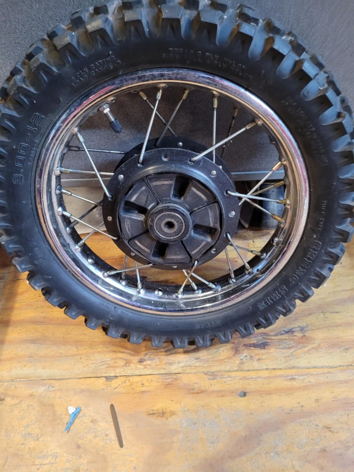 98 yamaha pw 80 rear wheel rim for parts or restoration | eBay