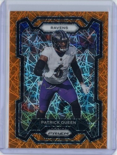 PATRICK QUEEN 2023 Panini Prizm Green Pulsar #24 Ravens Steelers | eBay
