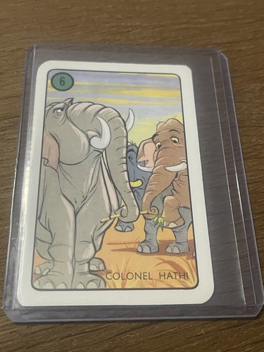 1967 Walt Disney Pepys 🎥 Jungle Book Colonel Hathi Card Game Playing ...