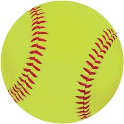 Real Sports Shaped SOFTBALL Scrapbook Paper By Reminisce - 3 Sheets | eBay