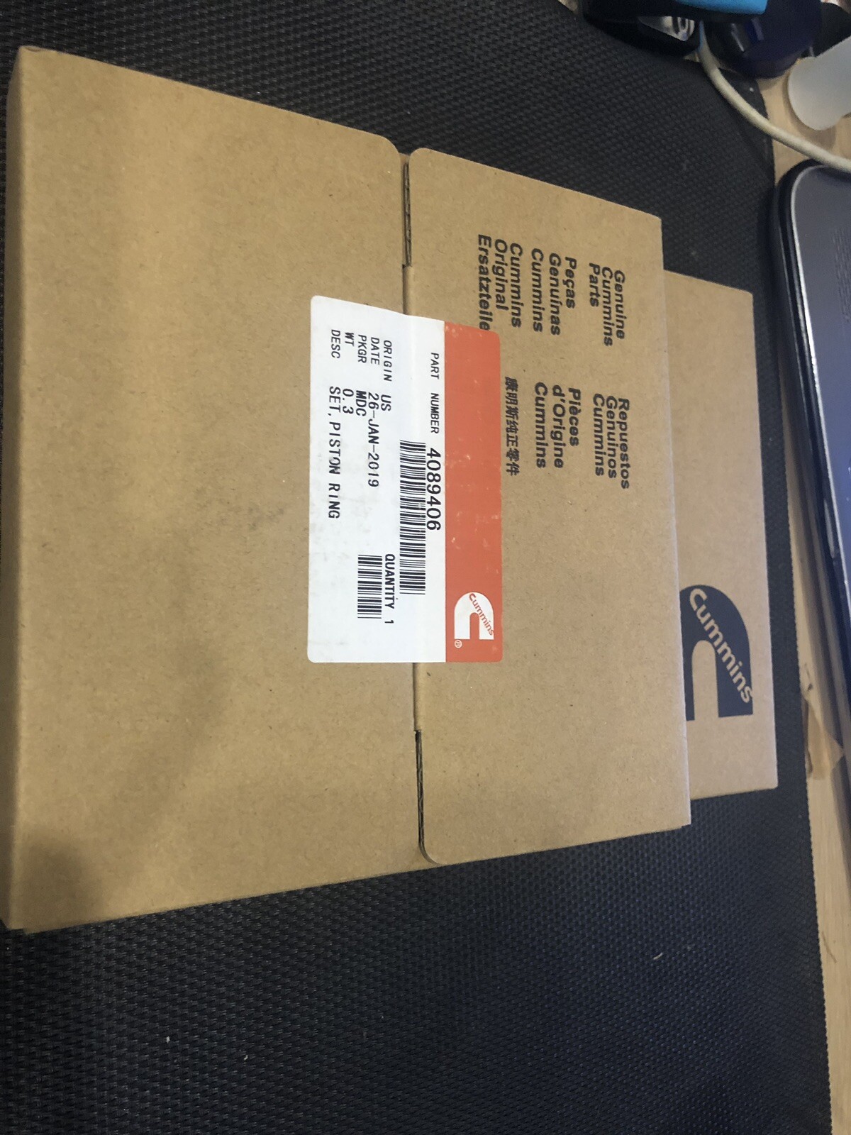 New Cummins ISX Piston Rings Set of 6 P/N 4089406 | eBay