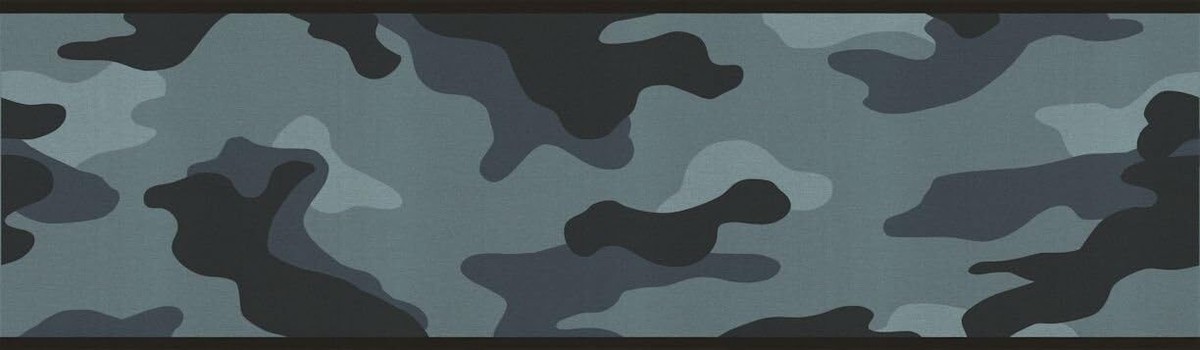 Army Camouflage Wallpaper Border