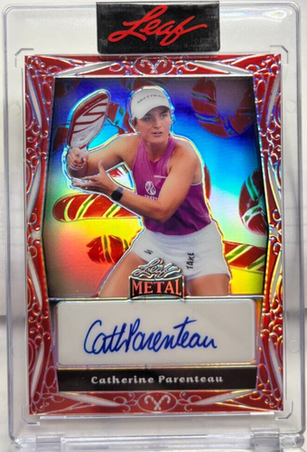 Catherine Parente 2023 Feuille Noël Candy Cannes Autographe Auto #D / 3 ...