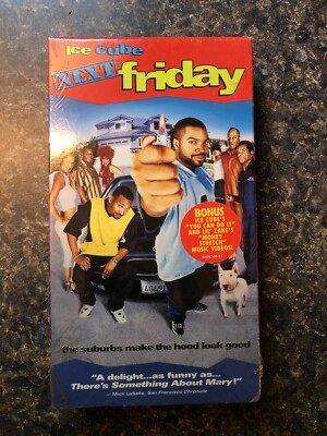 Next Friday ice cube (VHS, 2000, Bonus Music Videos) Brand New, factory ...