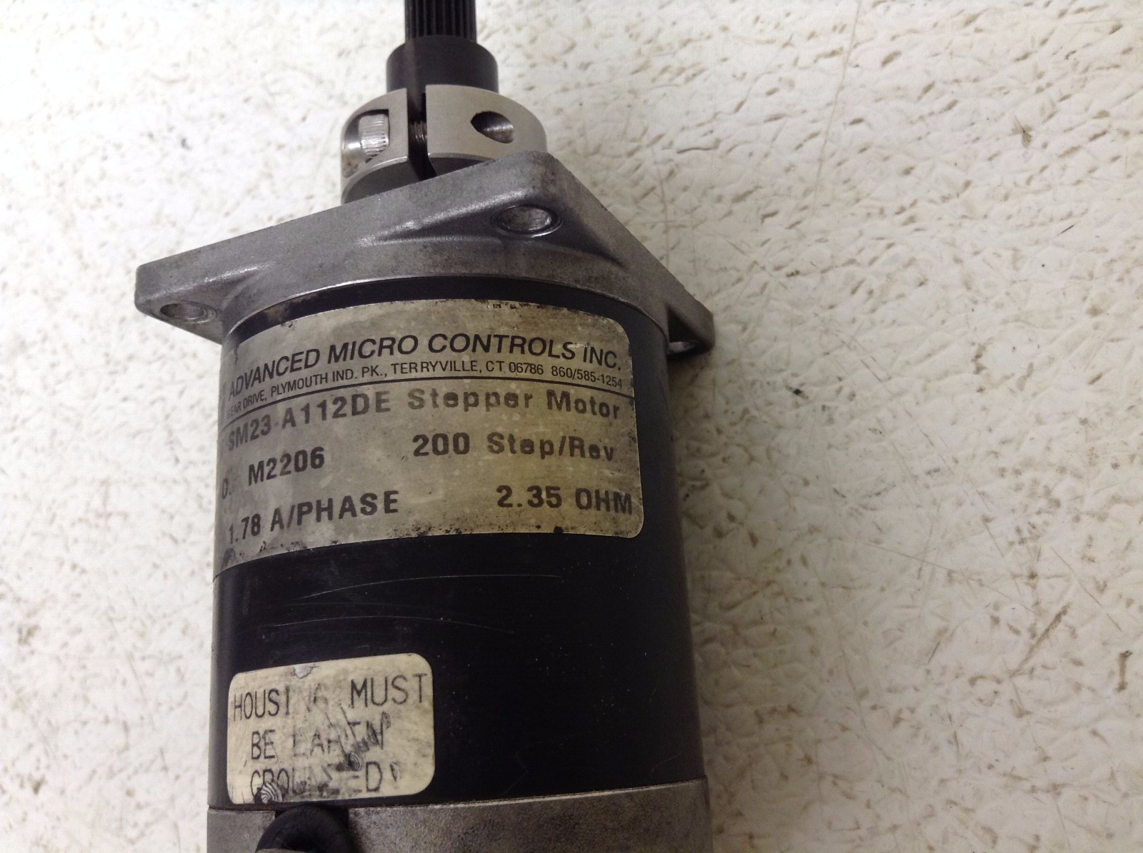AMCI SM23-A112DE Advanced Micro Control Stepper Motor 200 Step/Rev ...