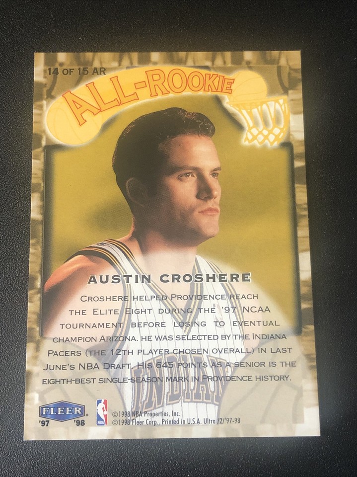 1997-98 Fleer Ultra All Rookie Austin Croshere Rookie #14 | eBay
