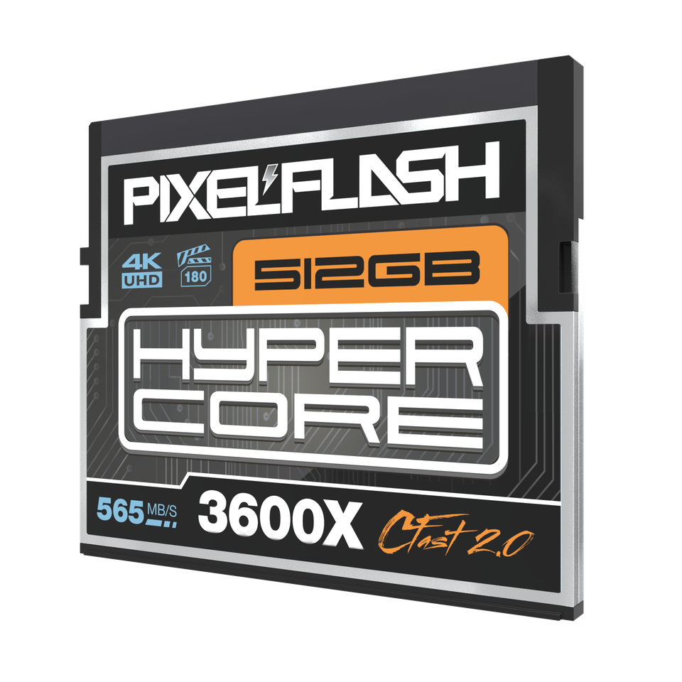Pixelflash CFast 2.0 Memory Card Hypercore 3700x 3600x Write 550MBs ...