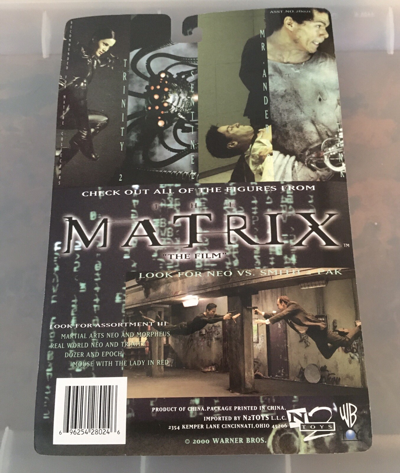 The Matrix Neo/Mr Anderson +Tank Figures N2 Toys Warner Bros Sealed New ...
