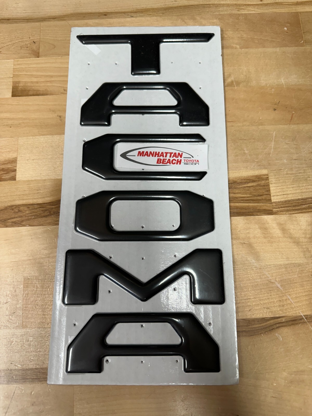 2024-2025 TACOMA BLACK TAILGATE LETTER INSERTS PT948-35241-02 GENUINE ...