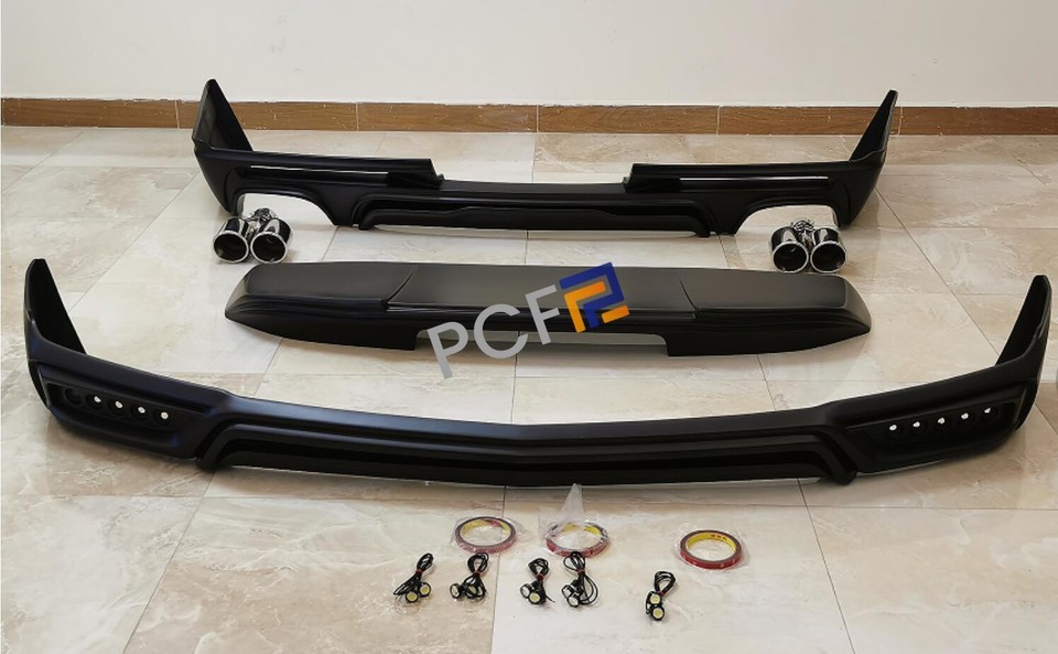 Body Kit For Cadillac Escalade 15-19 primer Front Lip Rear Diffuser ...