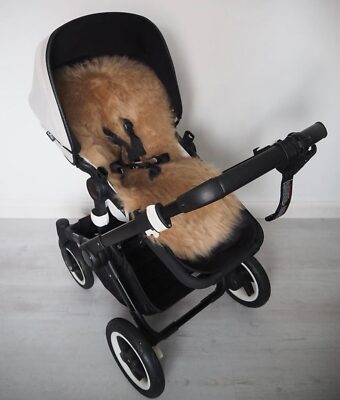 Caramel Universal Sheepskin Pram Seat / Carrycot Liner Long | eBay UK