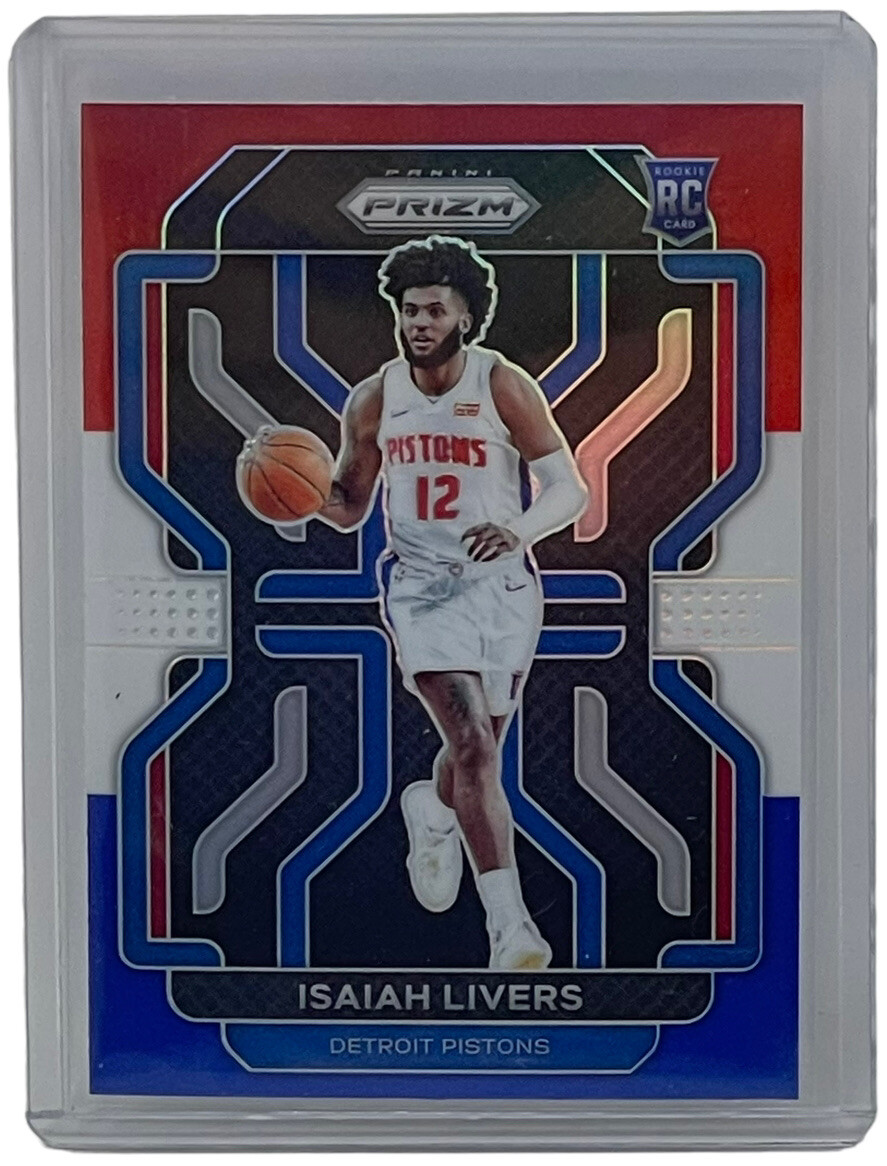 Isaiah Livers 2021-22 Panini Prizm Red White & Blue Parallel Rookie ...