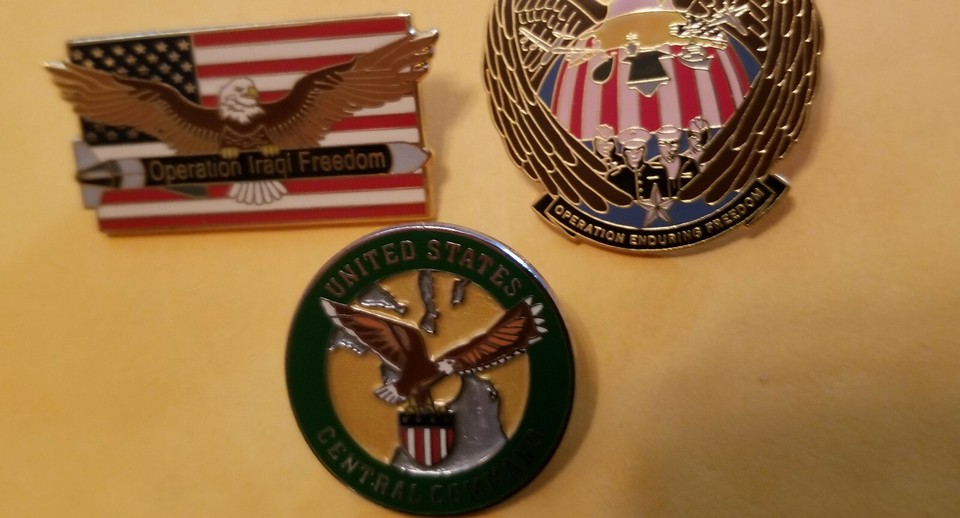 MILITARY PINS 15 OPERATION IRAQI FREEDOM OP ENDURING FREEDOM JEWELRY $1 ...