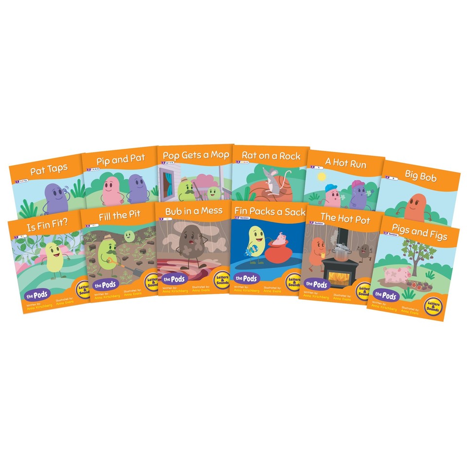 Junior Learning Decodable Readers The Pods - Phase 2 Letter Sounds | eBay