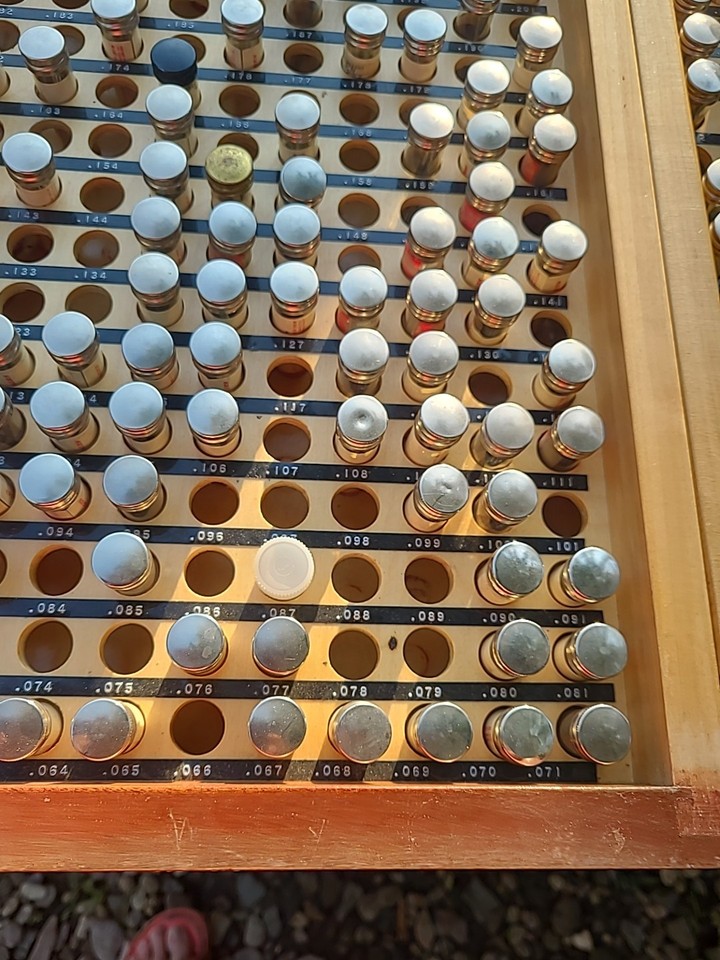 Vintage Bay State Machinist Tool Tap Die Guage Pins Gage Lot Over 300 ...