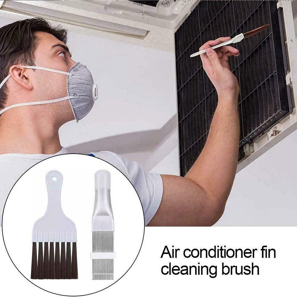 Air Conditioner Comb A/C Fin Comb Stainless Steel 2PCS ABS Ac Condenser ...