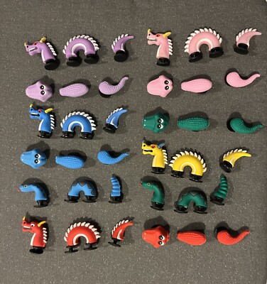 Croc Charm Jibbitz 3 Piece Set Snake, Dragon Or Crocodile £2.50 For A ...