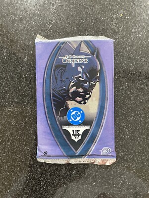 VS System DC Comics Origins 1st Edition Booster Pack Batman. RARE ...