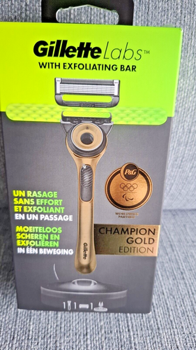 Rasoir Homme GILLETTE Labs Gold Edition Avec Barre Exfoliante Et ...