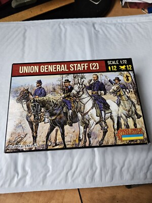 Strelets Models 1/72 ACW UNION GENERAL STAFF Figure Set 2. NIB. | eBay