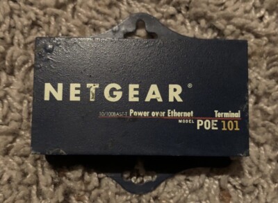 Netgear POE101 Power Over Ethernet Terminal 10/100Base-T | eBay