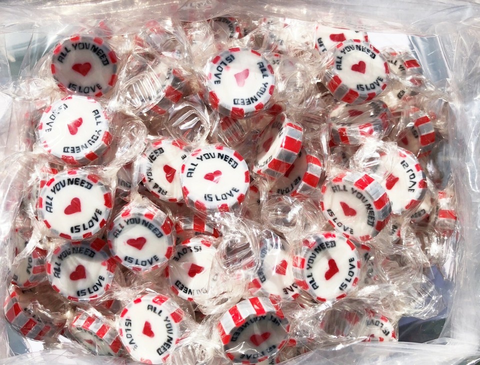 230g Approx 50 Wedding Party Favour Rock Candy Sweets Individually ...