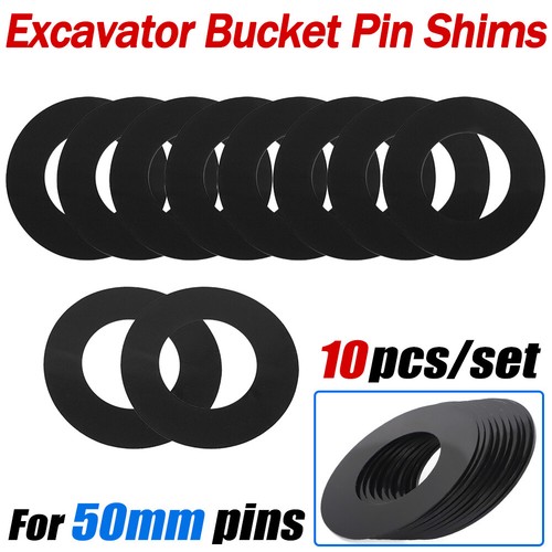 Bucket Pin Shim Kit 50mm for Excavator And Skid Steer. Cat Bobcat Deere ...