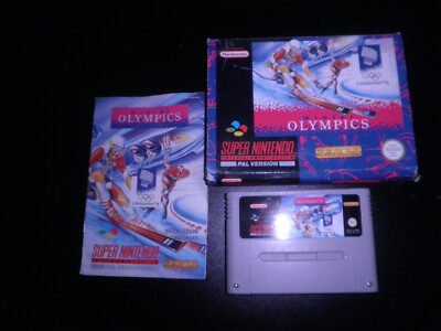 Super Nintendo, Snes - winter olympics - 100% complete | eBay UK
