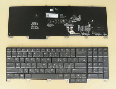 for DELL Alienware 17 R5 Keyboard US & Korean Backlit RGB Per-key Read ...
