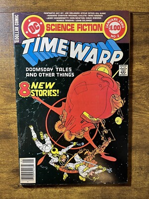 TIME WARP 2 JERRY GRANDENETTI COVER BOB ROZAKIS STORY DC COMICS 1980 ...