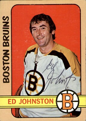 Ed Johnston Signed 1972-73 Topps #13 Autographed Bruins 59039 | eBay