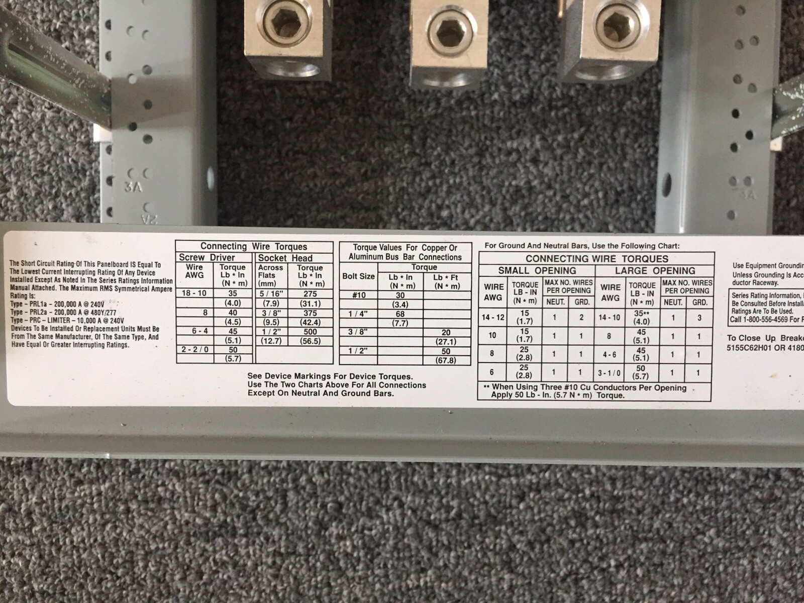 EATON PRl1A 48 circuit Dual MLO Panelboard Emergency Panel 120/208 New ...