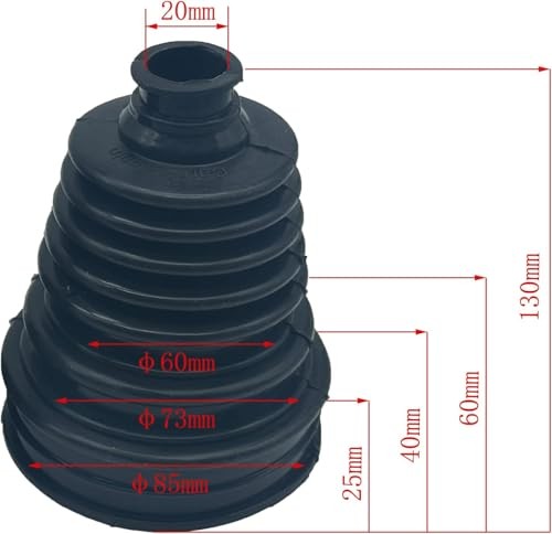 Universal CV Joint Boot Fits Shaft Size 19mm-24mm,CV Axle Boot Repair ...