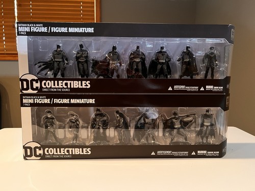 DC Collectibles Batman Black and White Mini Figure 7-Pack Series 1 and ...